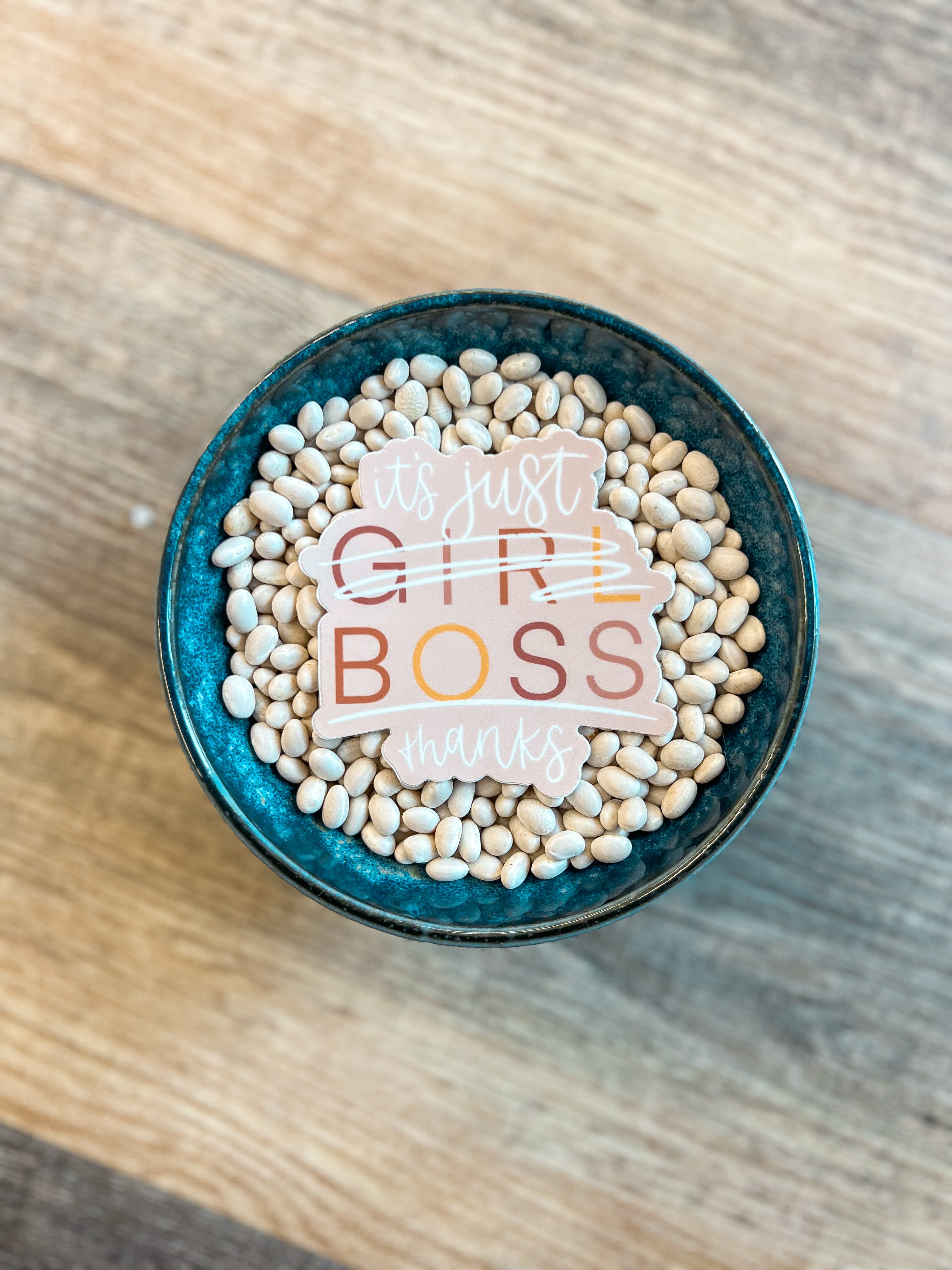 It’s Just Boss Sticker 3x3 – Mully & Mo's, LLC